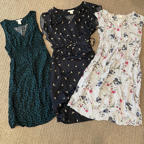 H&M | Dresses | Hm Maternity Dress Bundle Lot Small | Poshmark